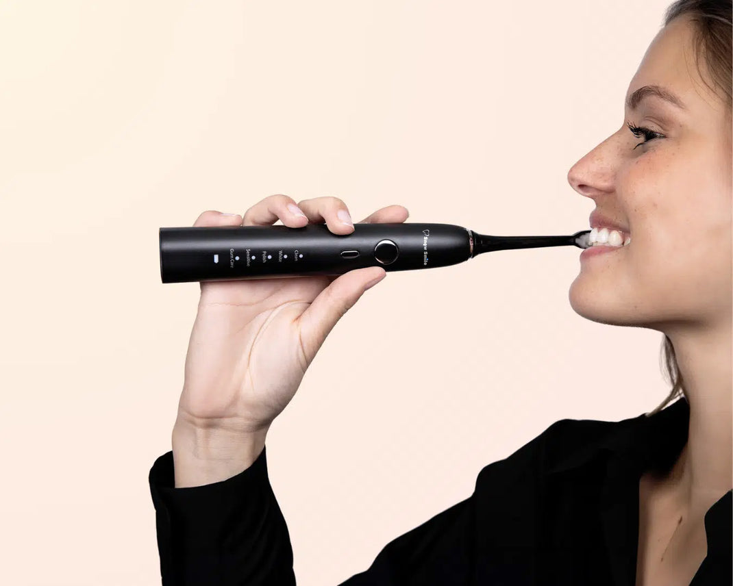 Snow Smile® Sonic elektrisk tandbørste og vandflosser – kombineret sæt